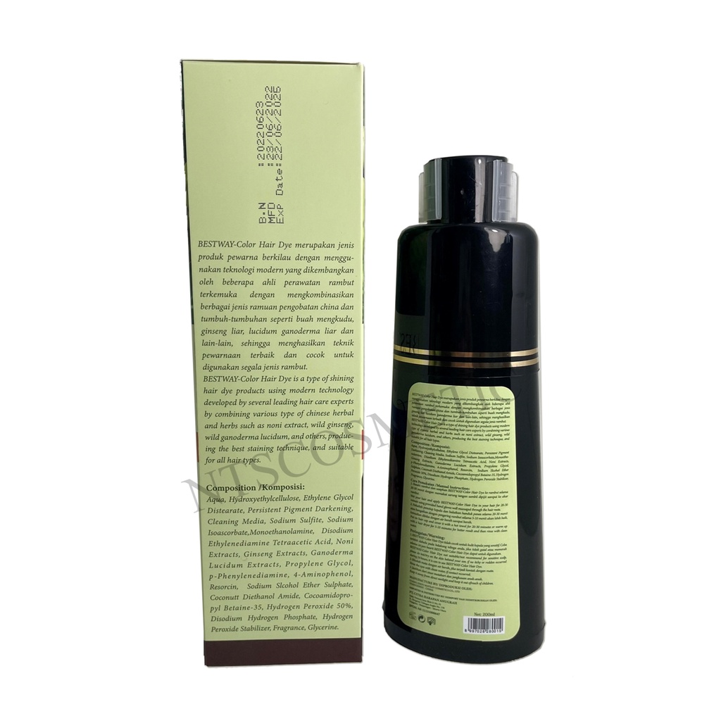 Jual NEW BESTWAY NONI BOTOL MAGIC MIRACLE COLOR HAIR DYE SHAMPOO ...