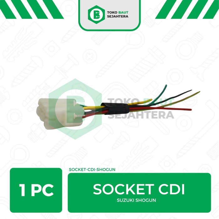 Jual SOKET-SOCKET CDI SUZUKI SHOGUN/MEGAPRO/TIGER (4+2 Kabel dan 4+2 ...