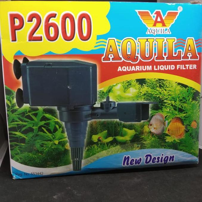 Jual Mesin Air Aquarium Power Head Aquila P2600 Filter Aquarium Celup ...