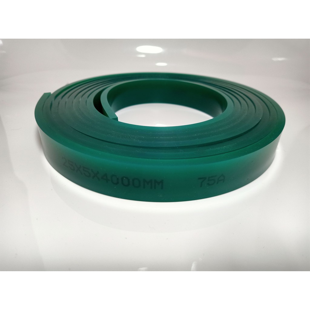 Jual Karet Rakel Sablon Kecil Hijau Papak 5MM 75A Alat Sablon Manual ...