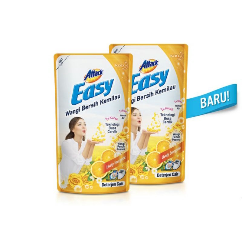 Jual Attack Liquid Easy Deterjen Cair Sweet Glamour 750ml | Shopee ...