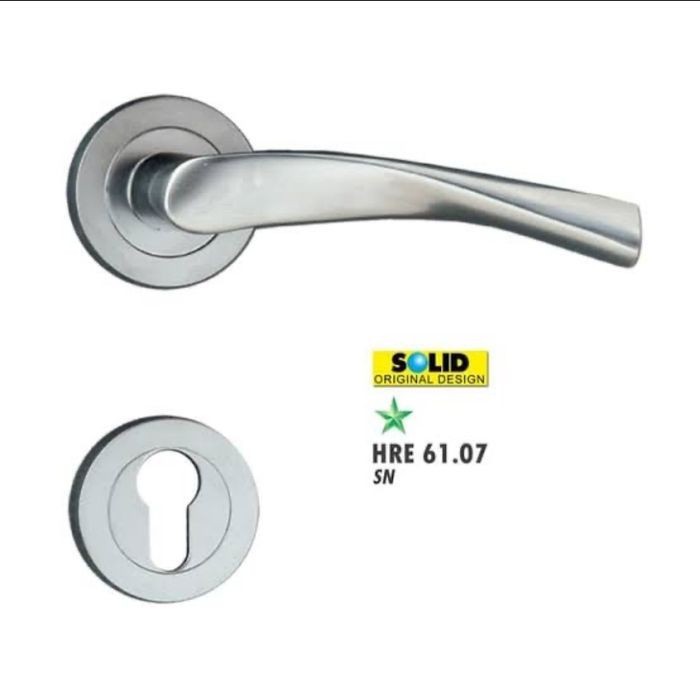 Jual SOLID - GAGANG PINTU/HANDLE PINTU SOLID HRE 61.07 STAINLESS STEEL ...