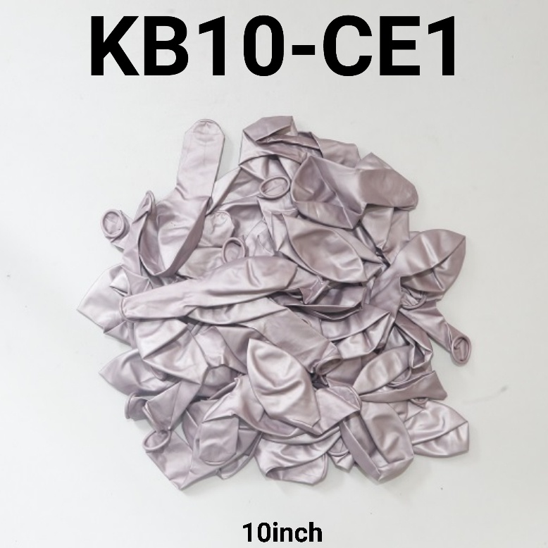 Jual KB10-CE1 Balon latex 10 inch 25 cm chrome asli ungu purple violet ...