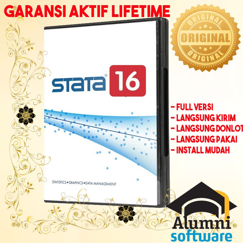 Jual [FULL VERSION] Stata 16 Analisis Statistik Software - GARANSI ...