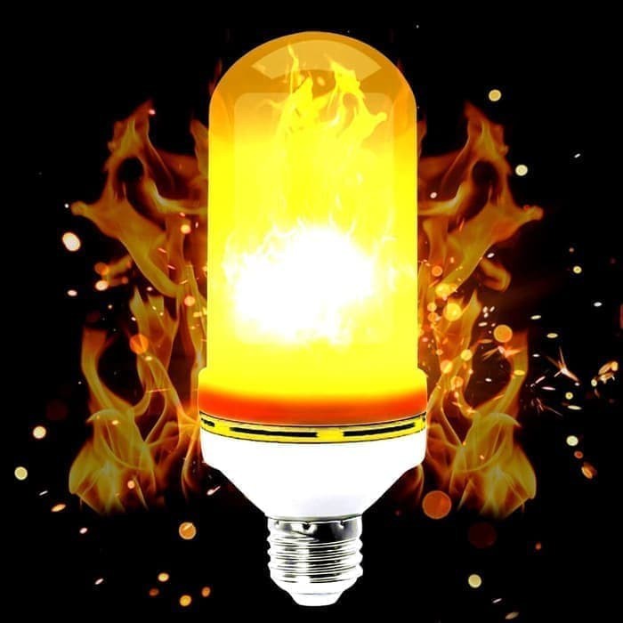 Jual Lampu Api LED ( LED Flame Bulb ) 9 watt ( 3 Mode !!! ) | Shopee ...
