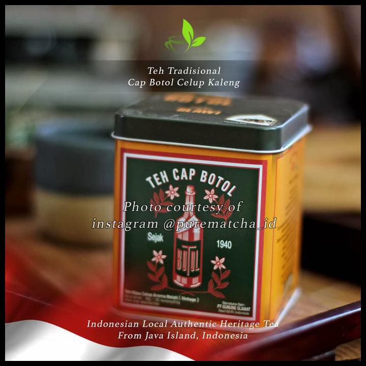 Jual Teh Indonesia - Cap Botol Kaleng 20Tb Indonesian Premium Jasmine ...