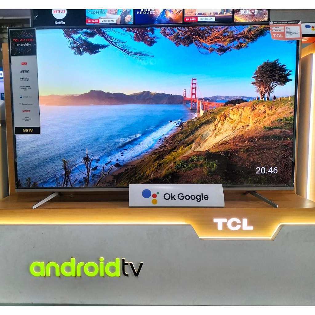 Jual TCL 55 inch Android 11 TV 4K UHD-Dolby Atmos 55P735 (2022) P735 | Shopee Indonesia