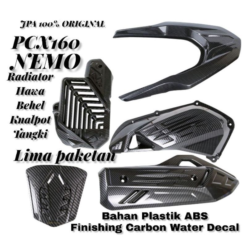 Jual COD ️COVER PCX 160 PAKETAN HAWA RADIATOR KNALPOT BEHEL TANGKI PCX ...