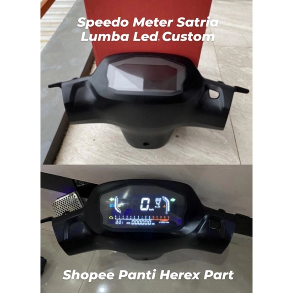 Jual Speedometer Meter Satria Lumba Digital Led Lcd Custom | Shopee ...