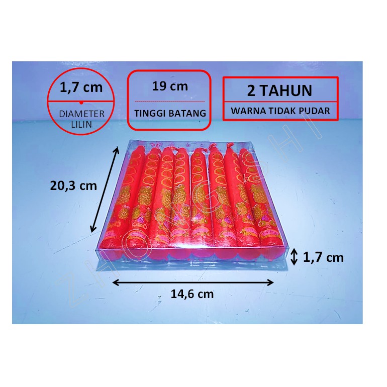 Jual LILIN GAMBAR NENAS 19CM | Shopee Indonesia