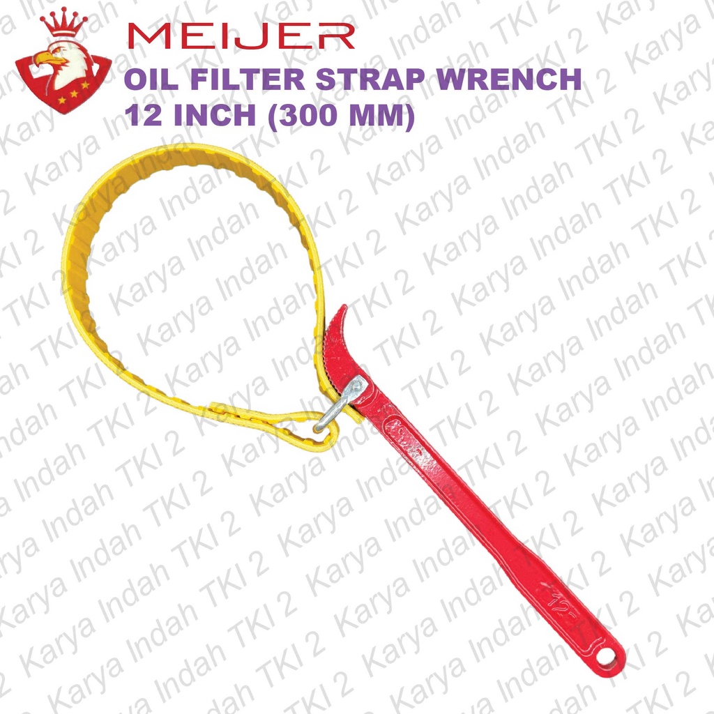 Jual Kunci Filter Oli Sabuk 12" MEIJER Oil Filter Strap Wrench 12 Inch ...