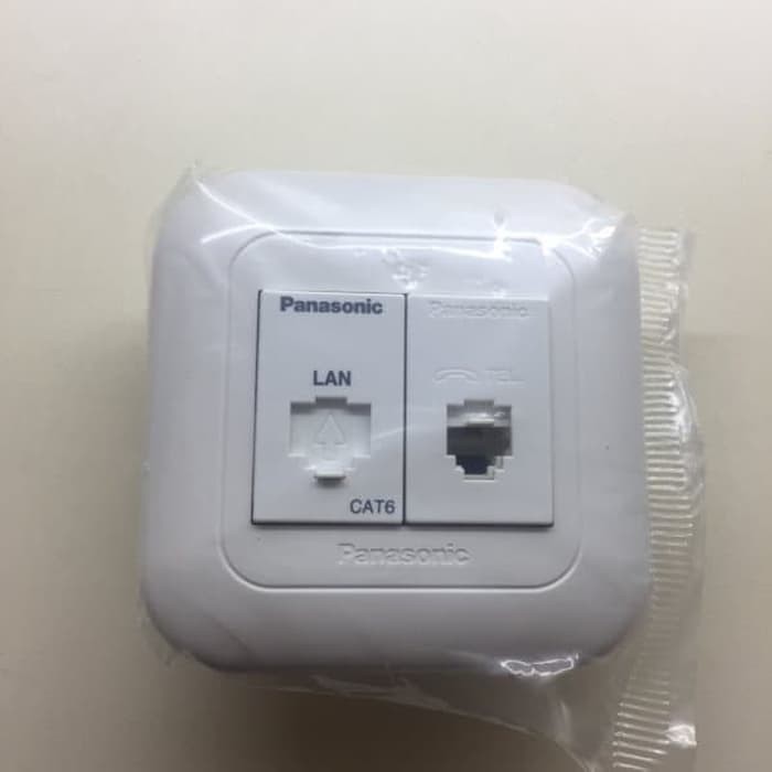 Jual Stop Kontak Modul Data CAT 6 CAT6 + Stop Kontak Modul Socket ...