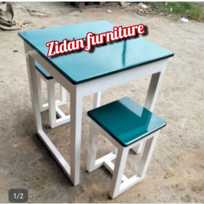 Jual meja bakso meja warung meja makan kayu jati Belanda | Shopee Indonesia