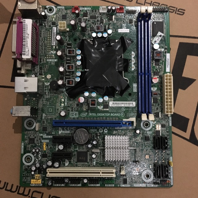 Jual Motherboard h61 intel desktop board + backpanel | Shopee Indonesia