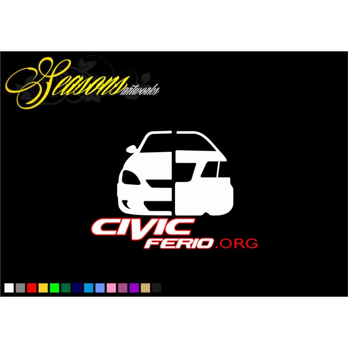 Jual Elegan sticker cutting civic ferio org NEW | Shopee Indonesia