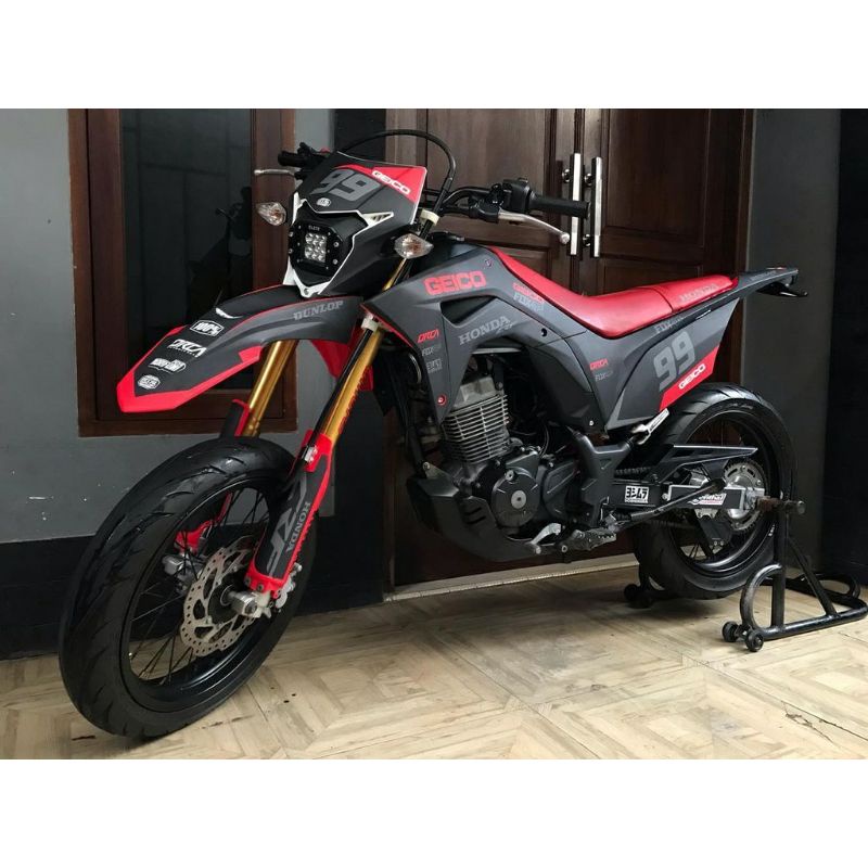 Jual DECAL CRF 150 L SUPERMOTO FULL BODY CUSTOM DESAIN | Shopee Indonesia