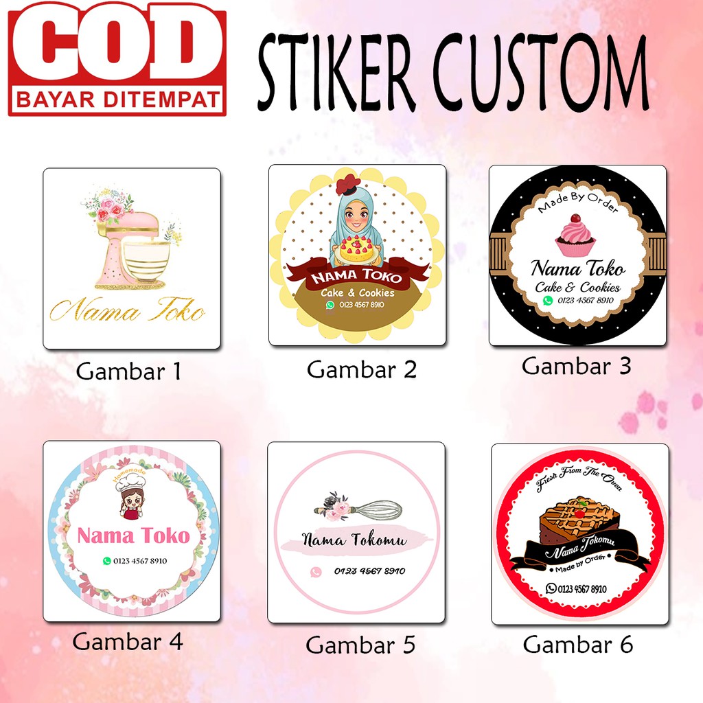 Jual Stiker Label Olshop Stiker Custom Produk Isi 150 pcs | Shopee ...