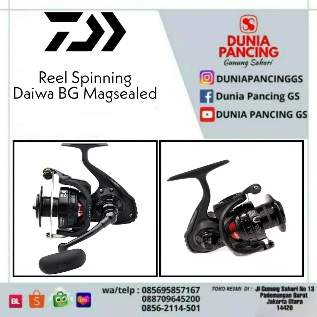 Jual Reel Spinning Daiwa BG Magsealed Pilih Ukuran | Shopee Indonesia