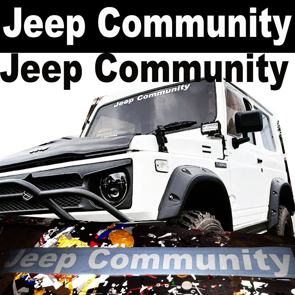 Jual cutting sticker mobil JEEP COMMUNITY | Shopee Indonesia