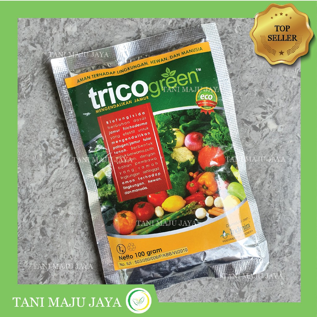 Jual Biofungisida Tricogreen 100 gr Trico Green Trichoderma ORGANIK ...