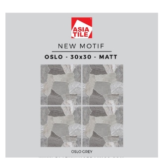 Jual OSLO EMBOSSED MATT UK.30X30 DINDING LANTAI KERAMIK ASIA TILE ...