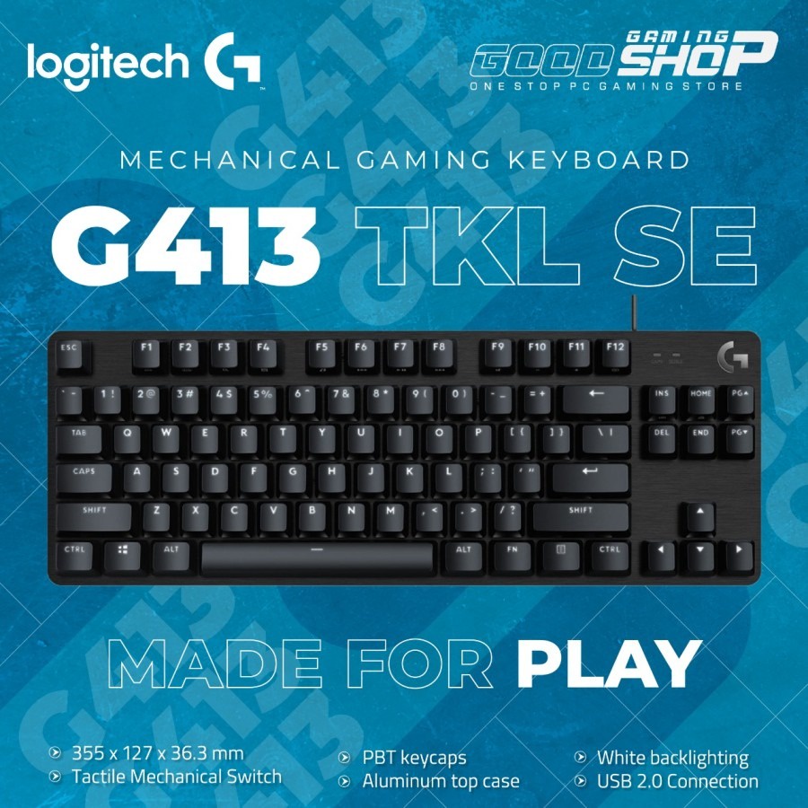 Jual Logitech G413 TKL SE Mechanical - Gaming Keyboard | Shopee Indonesia
