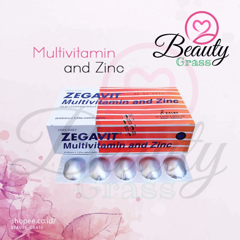 Jual ZEGAVIT Multivitamin dan Zinc Kalbe (1 tablet) | Shopee Indonesia