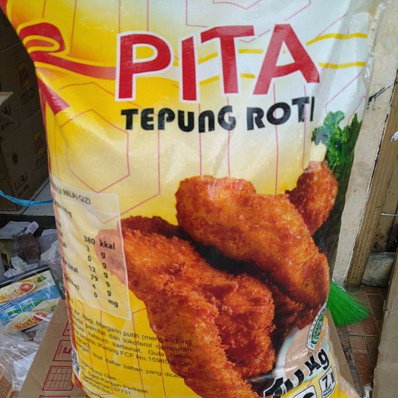 Jual Tepung panir/Tepung Roti kuning Pita 10kg | Shopee Indonesia