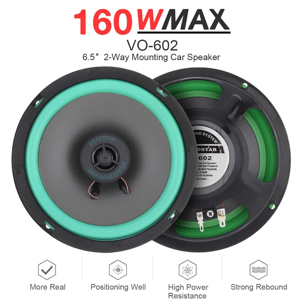 Jual speaker pintu mobil 6,5 inch 2 way woofer subwoofer / speaker ...