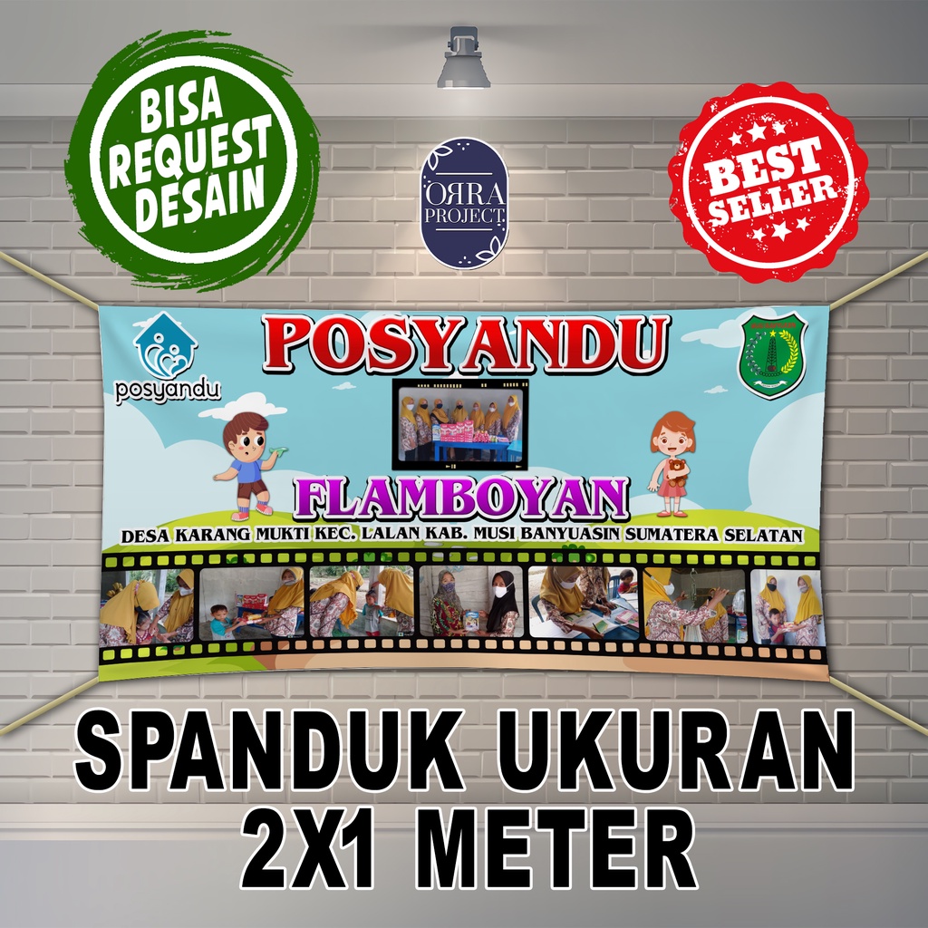 Jual SPANDUK POSYANDU UKURAN 2X1 METER | Shopee Indonesia