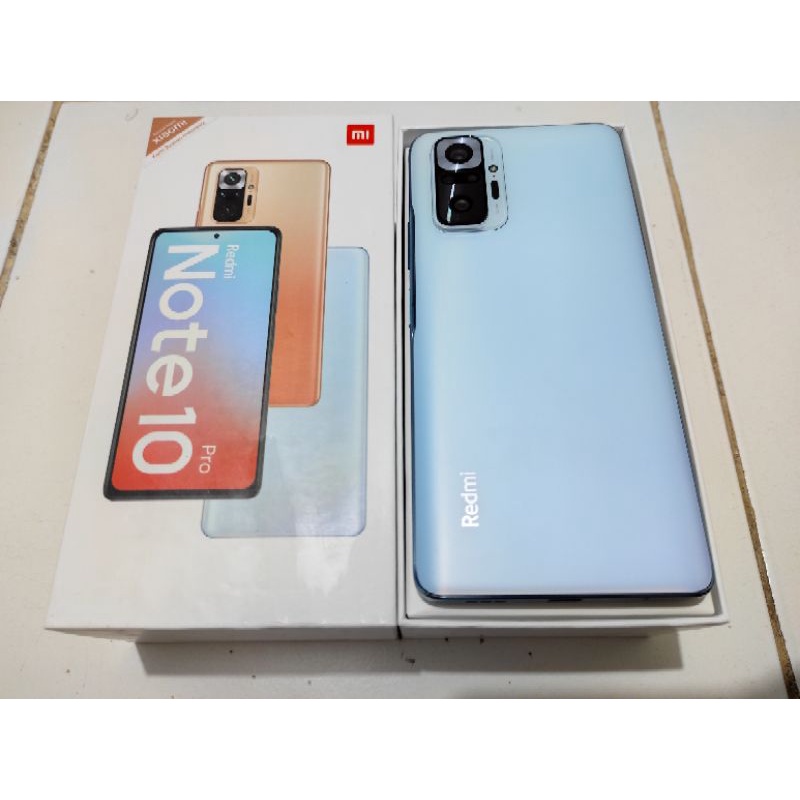 Jual Xiaomi Redmi note 10pro 6/128Gb second like new mulus (Grade A ...