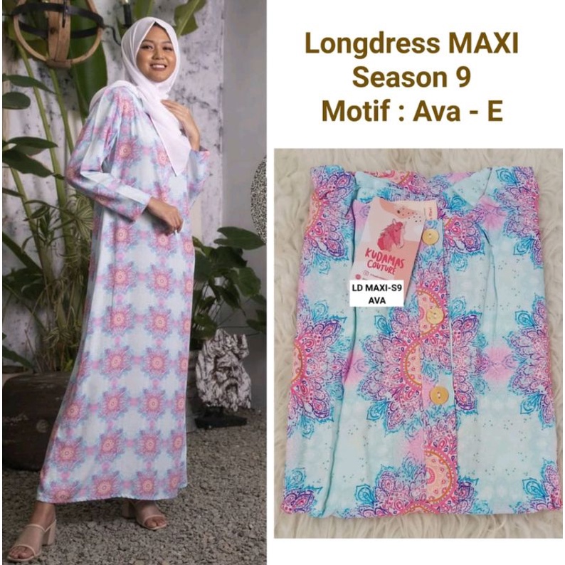 Jual longdress Maxi kudamas couture Ava | Shopee Indonesia