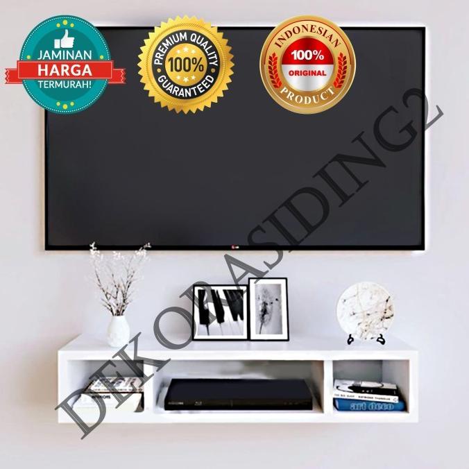 Jual rak ambalan dinding minimalis / rak tv gantung ambalan tv gantung ...