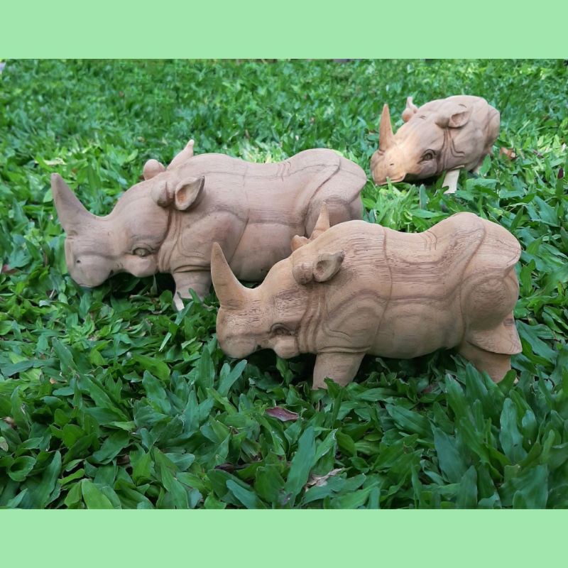 Jual Patung Badak Jawa Bercula Satu 25cm | Shopee Indonesia