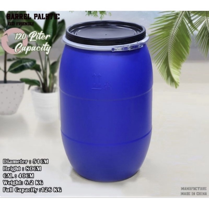 Jual Tong 200 Liter 120 Liter / Gentong Tebal Ember Besar / Tong ...