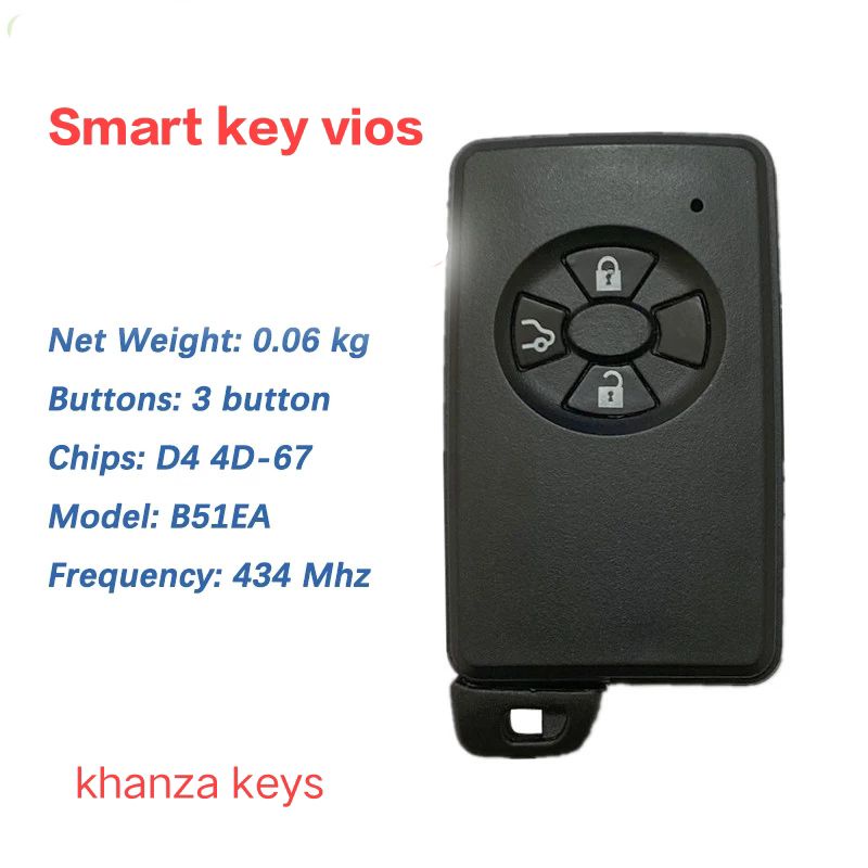Jual kunci remote smart key toyota vios | Shopee Indonesia