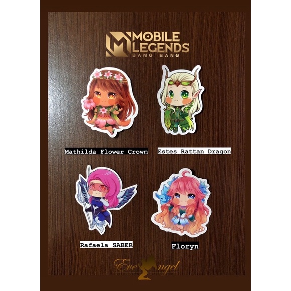 Jual Sticker Mobile Legends SUPPORT BATCH 2 | Mathilda Estes Rafaela ...