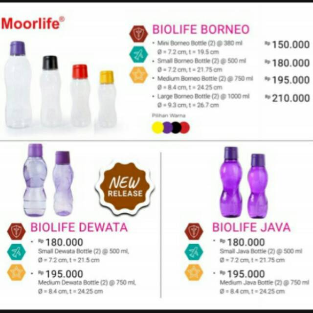 Jual HARGA PROMO MOORLIFE BIOLIFE BORNEO, DEWATA, DAN JAVA | Shopee ...