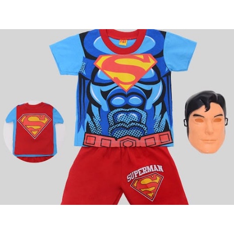 Jual BAJU ANAK KOSTUM TOPENG SUPERMAN BATMAN TRANSFORMER CAPTAIN ...