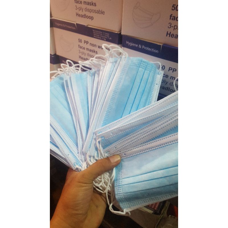 Jual MASKER BIASA 3PLY IMPORT medis 1 box isi 50 pcs | Shopee Indonesia