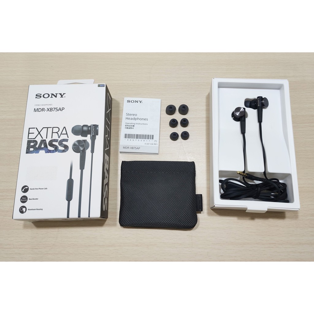 Jual Sony In-Ear Extra Bass MDR-XB75AP / XB 75 AP / XB 75AP | Shopee ...