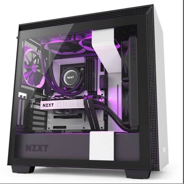 Jual NZXT Casing Gaming H710i White Matte / BLACK | Shopee Indonesia