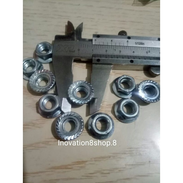Jual MUR TOPI 12/ MUR FLANGE M8/MUR 12 BIBIR ALL TYPE | Shopee Indonesia