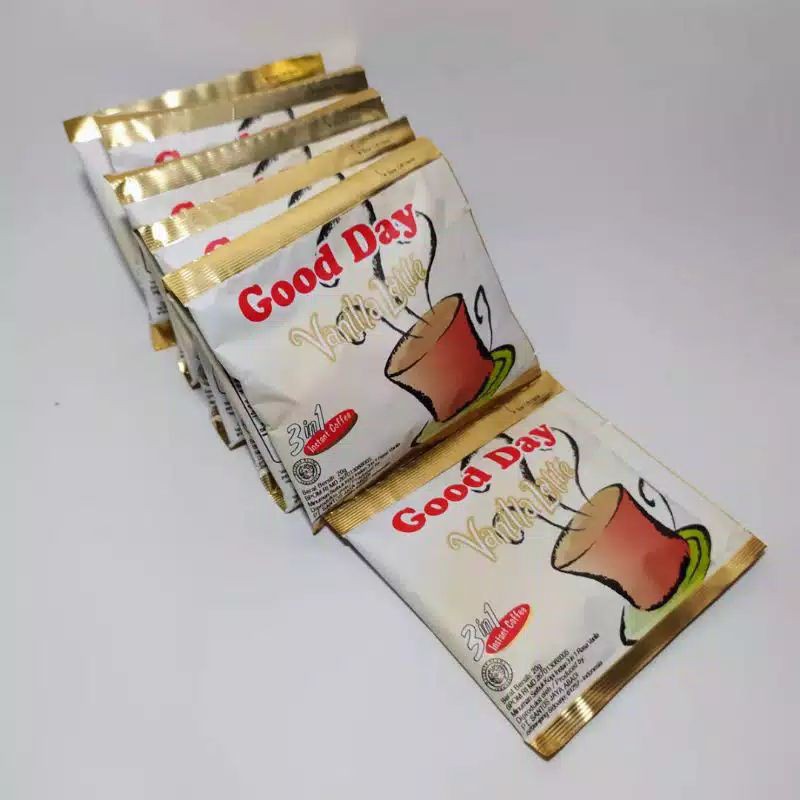 Jual Kopi Good Day Vanilla Latte Renceng Isi 10 Pcs | Shopee Indonesia