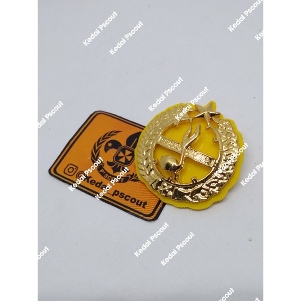 Jual Tatop / Tanda topi / emblem penegak putri cor logam | Shopee Indonesia