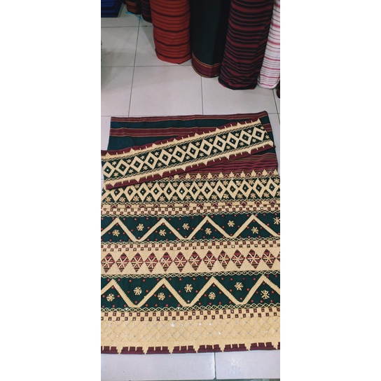 Jual tapis lampung songket benang sulam tangan asli motif cantik ...