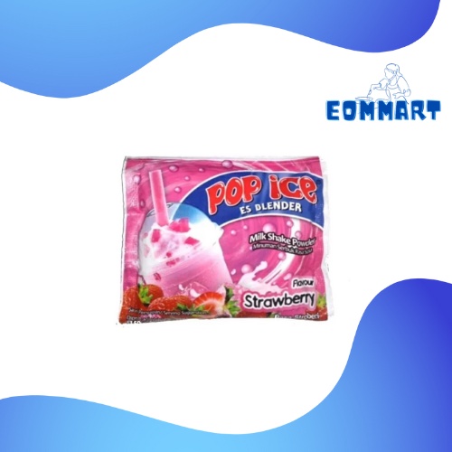 Jual Pop Ice Stroberi/ Strawberry Renceng 10 Sachet | Shopee Indonesia