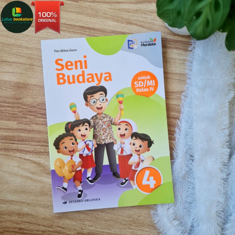 Jual Seni Budaya SD Kelas 4 - Kurikulum Merdeka - Penerbit Erlangga - Buku Original | Shopee ...