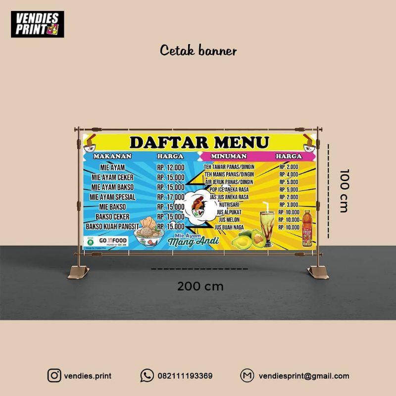 Jual BANNER 3x1 m | Shopee Indonesia