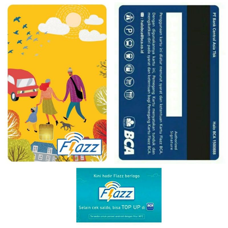 Jual FLAZZ BCA gen 2 /Gen2 with New Logo varian FLAZZ ORI /Like eTOLL eMONEY Tapcash or Brizzi ...